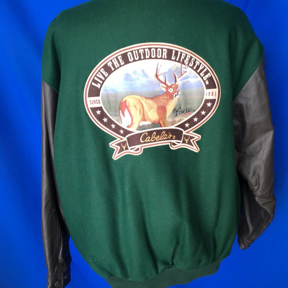 Mens Cabela’s Mondetta Wool Bomber Jacket - Gem